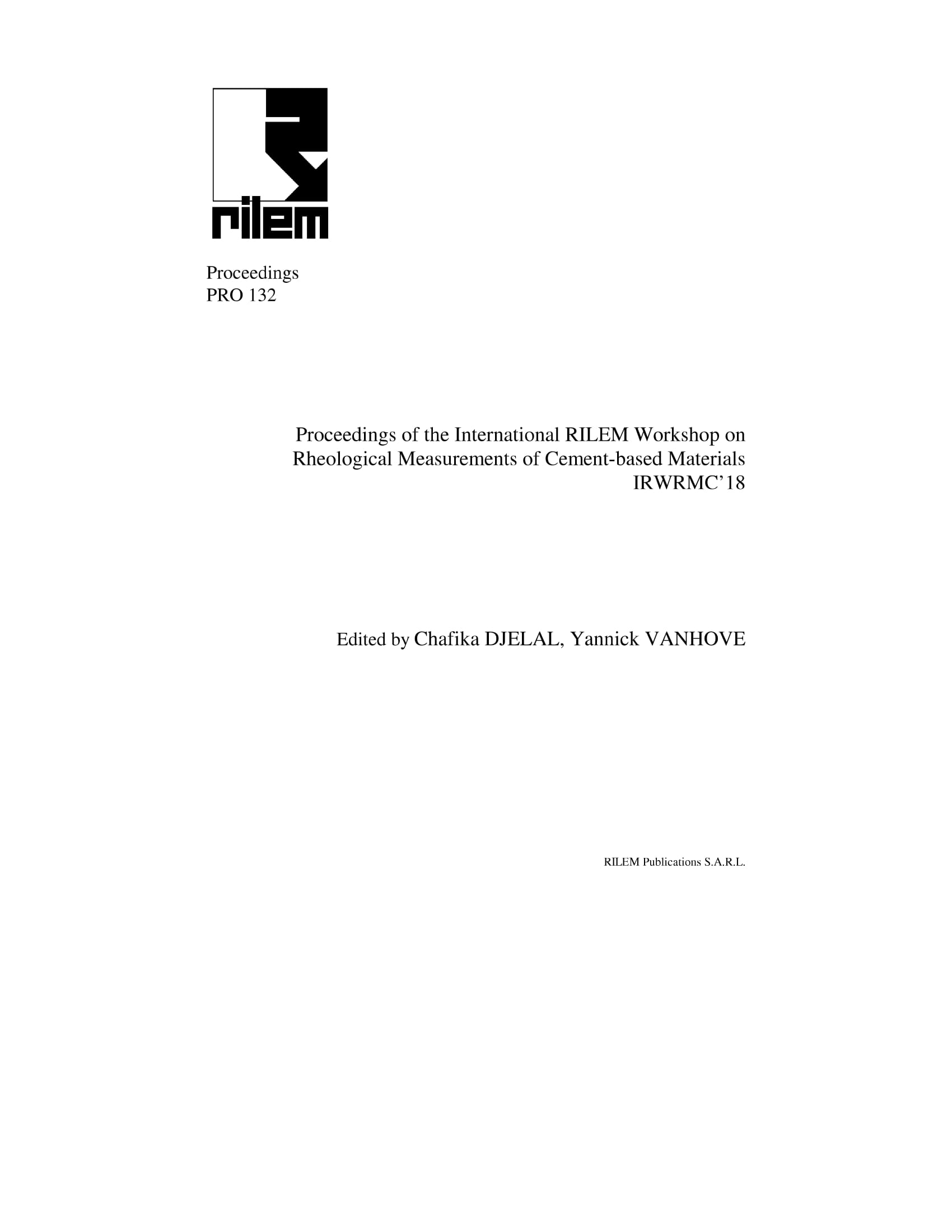 RILEM - Publications