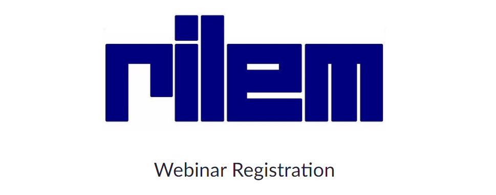RILEM Webinar: Cement and CO2, the reality