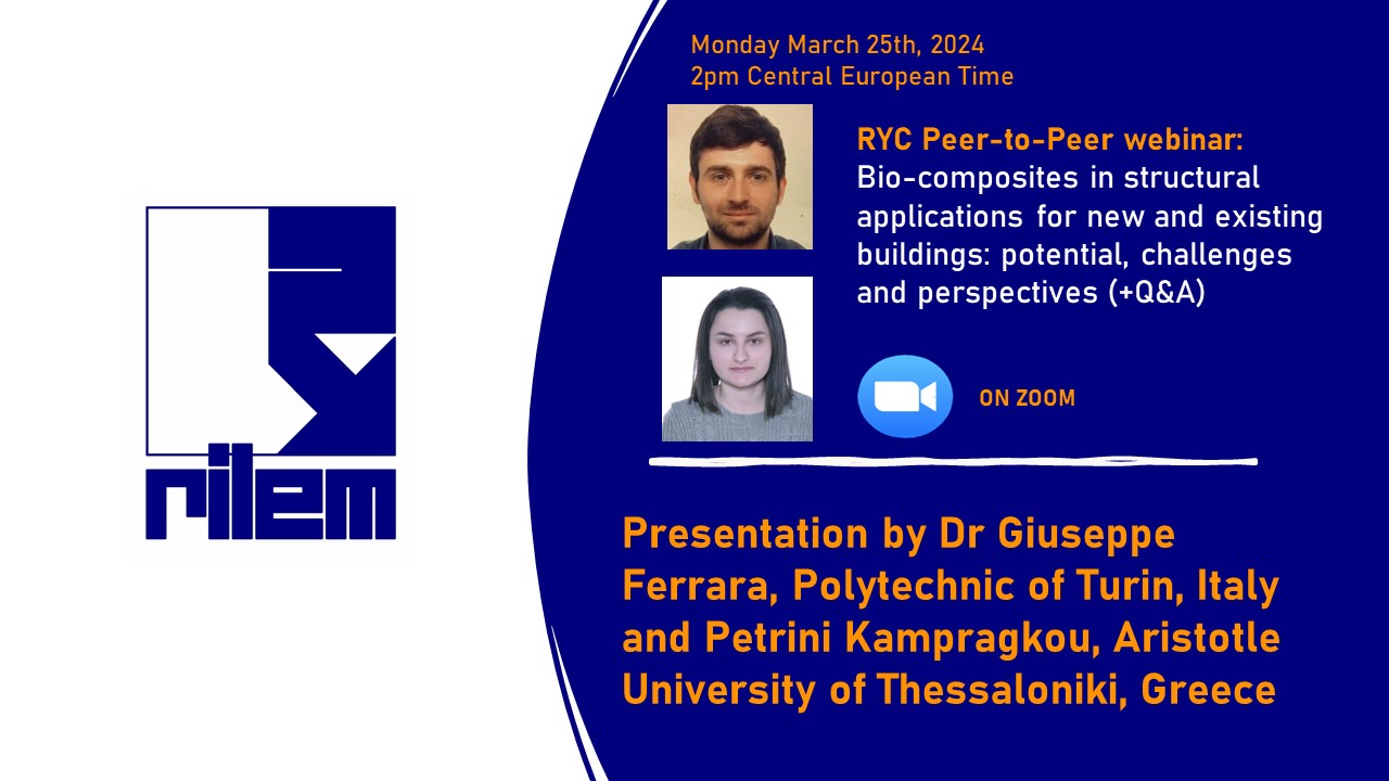 Peer-to-Peer Webinar: Bio-composites in structural applications for new ...